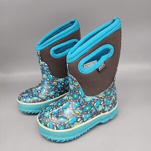 Bogs | Shoes | Bogs Infant Classic Floral Boots Kids Baby Size 7 Teal ...